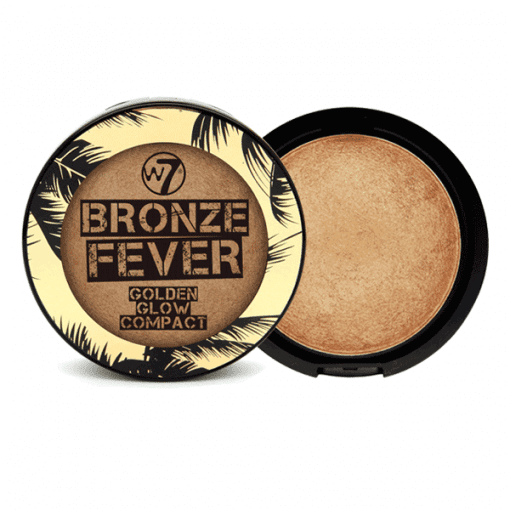 W7 Bronze Fever Golden Glow Compact Bronzer - Colour Zone Cosmetics