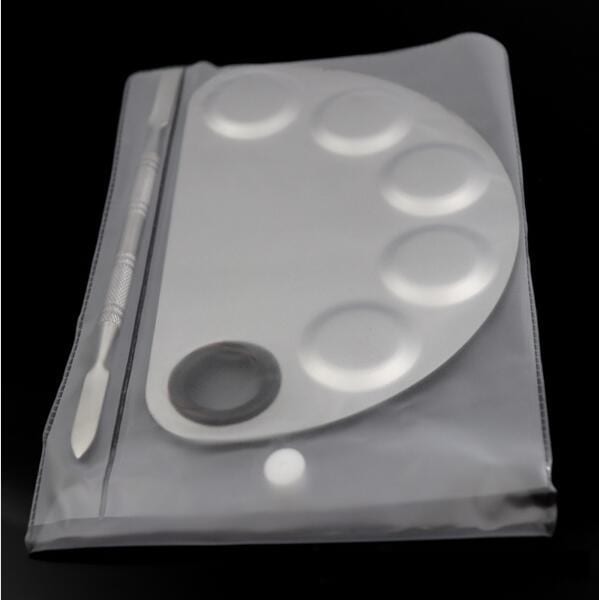 Glowii Metal Steel Stainless Makeup Artist Mixing Palette #2 - Colour ...