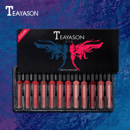 Teayason 12pcs Matte Liquid Lipstick Set - Colour Zone Cosmetics