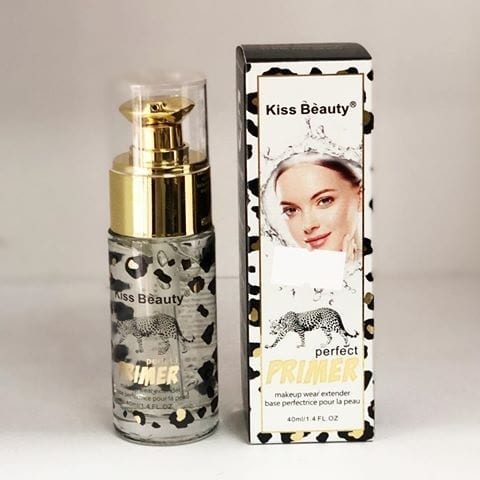 Kiss Beauty Perfect Makeup Primer (Animal Print Golden Pump Bottle ...