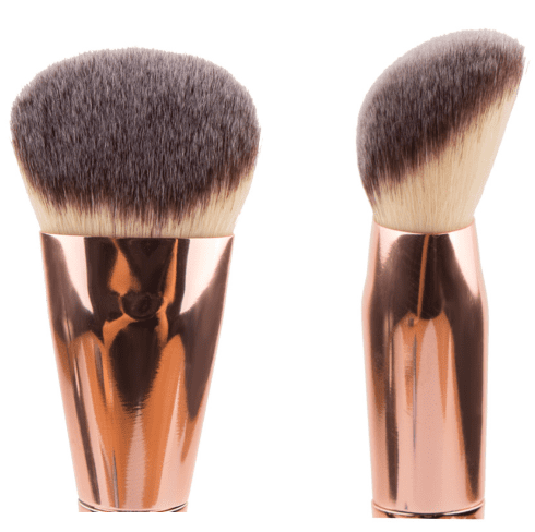 Glowii Angled Rose-Gold Colour Foundation Makeup Brush - Colour Zone ...