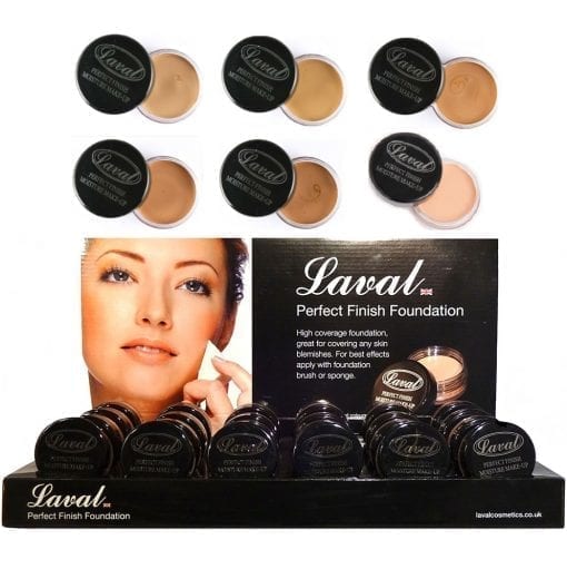 Laval Perfect Finish Foundation (24pcs with tray) - Colour Zone Cosmetics