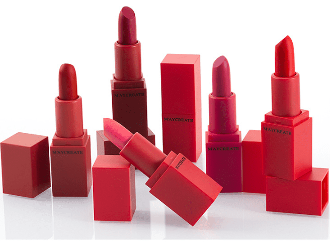 MayCreate 5pcs Rich Colour Moisture Matte Lipstick Set - Colour Zone ...