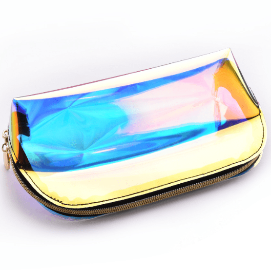 Clear Rainbow Colour Multi-Purpose Makeup Zip Bag - Colour Zone Cosmetics