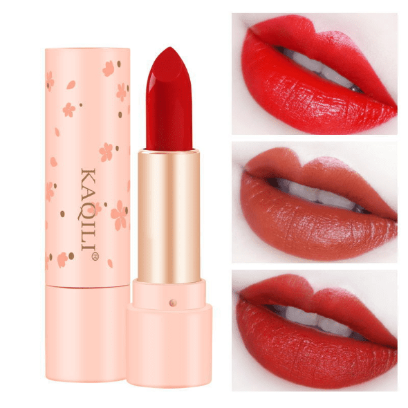 Kaqili 6pcs Pink Cherry Blossom Lipstick Gift Set - Colour Zone Cosmetics