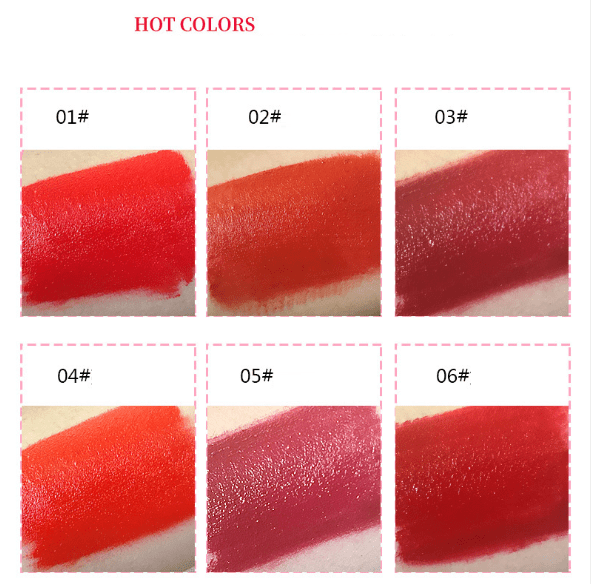 Kaqili 6pcs Pink Cherry Blossom Lipstick Gift Set - Colour Zone Cosmetics