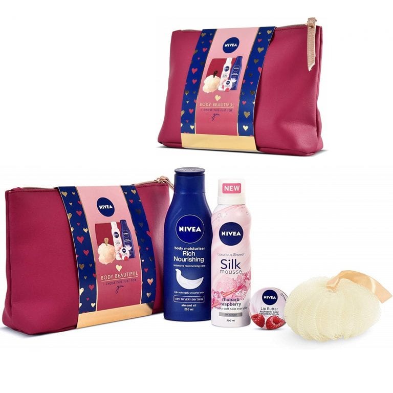 Nivea Body Beautiful Gift Pack Set with Wash Bag - Colour Zone Cosmetics