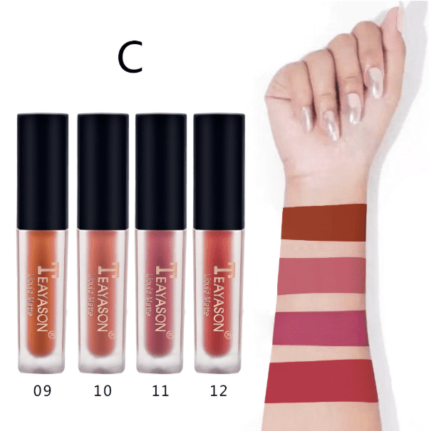 Teayason 4pcs The Natural Edition Matte Liquid Lipstick Set (various ...