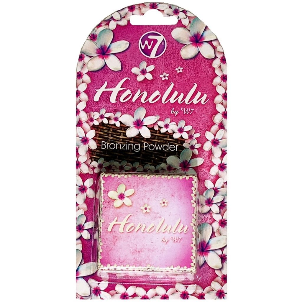 W7 Honolulu Bronzing Powder with Brush (carded) - Colour Zone Cosmetics
