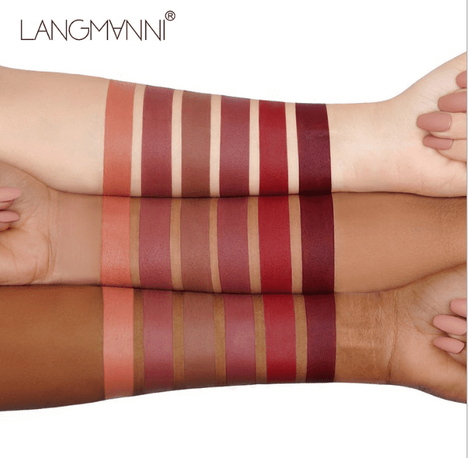 Langmanni Special 6pcs Matte Liquid Lipstick Gift Set (pink package ...
