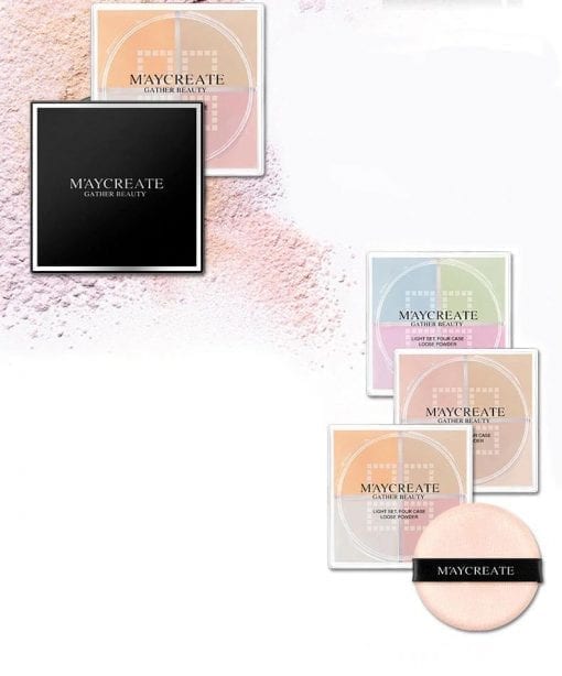 MayCreate Four Colours Case Light Loose Setting Powder (various shades ...