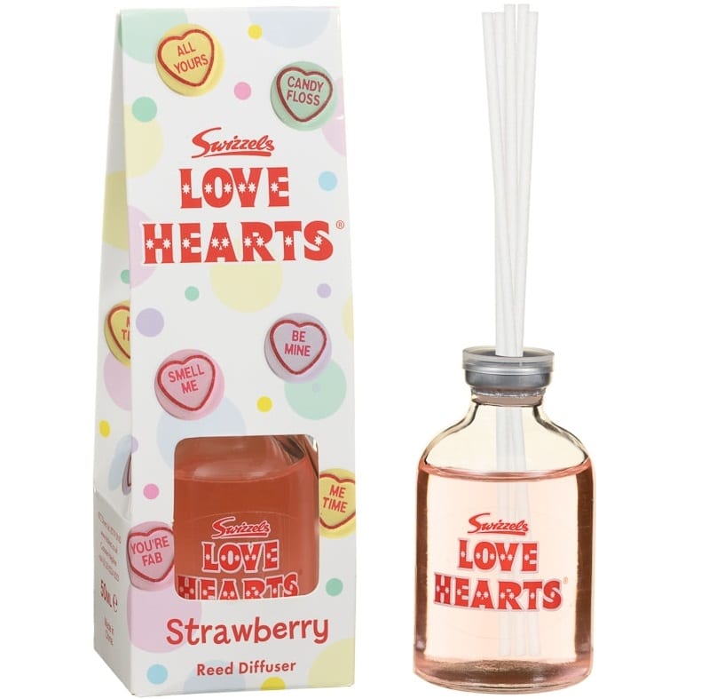 Swizzels Reed Diffuser 50ml - Love Hearts - Colour Zone Cosmetics