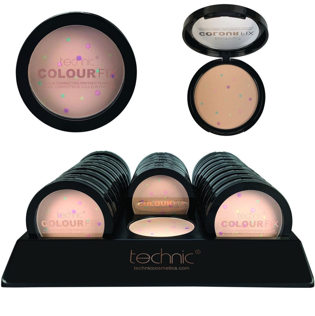 Technic Colour Fix Colour Correcting Pressed Powder (24pcs with tray ...