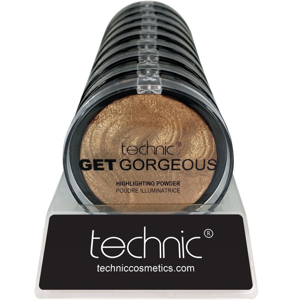Technic Get Gorgeous Highlighting Powder 12g – 24ct Gold (10 units with ...