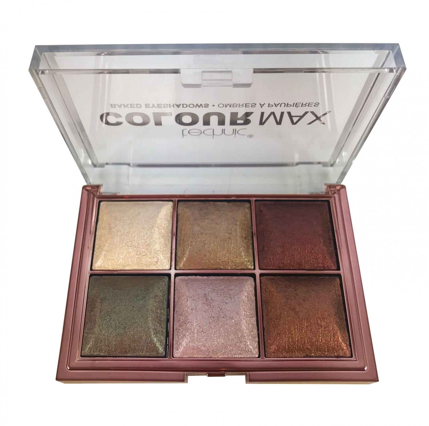 Technic ColourMax 6 Colour Baked Eyeshadow Palette - Cappuccino (10 ...
