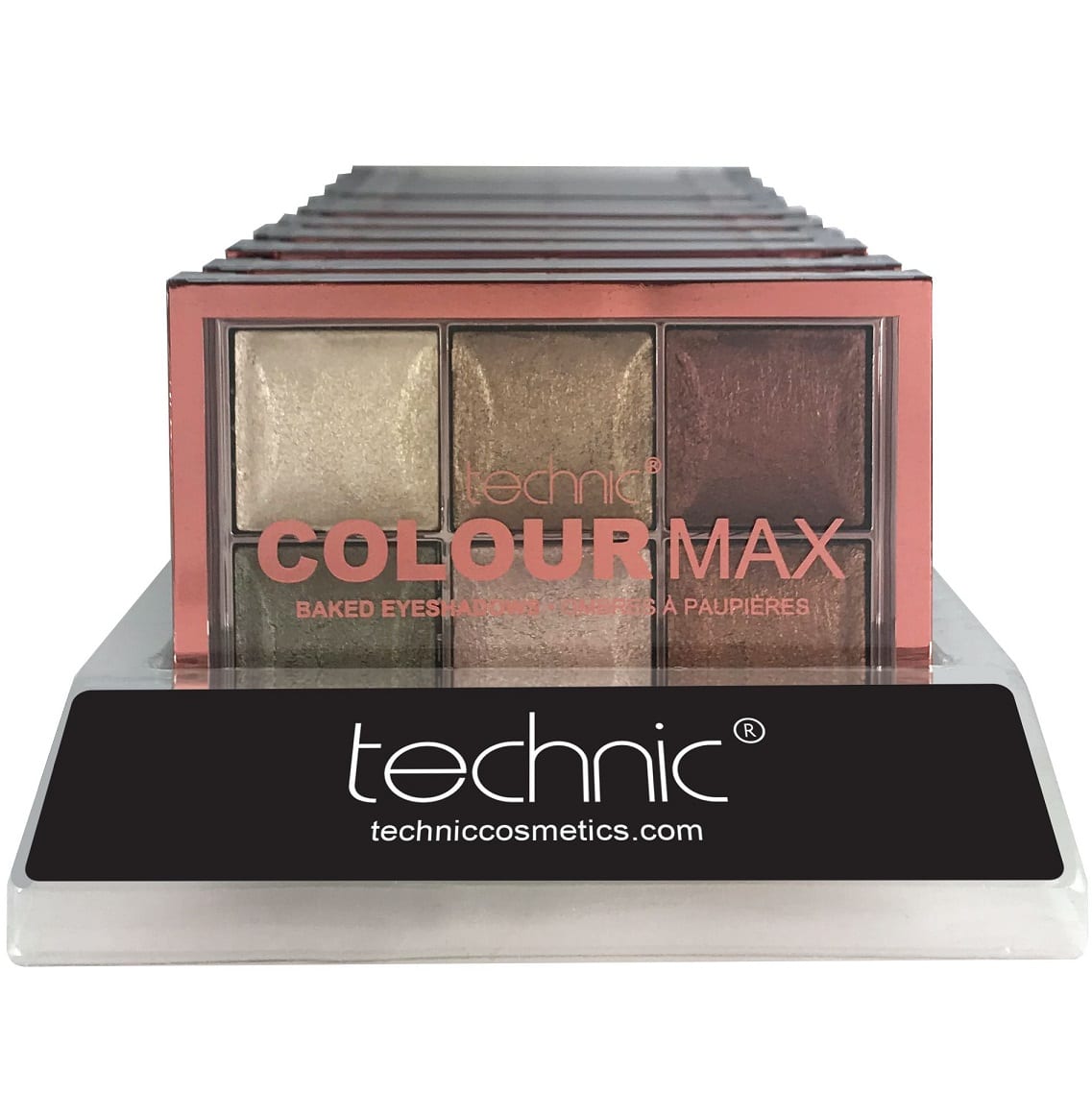 Technic ColourMax 6 Colour Baked Eyeshadow Palette - Cappuccino (10 ...