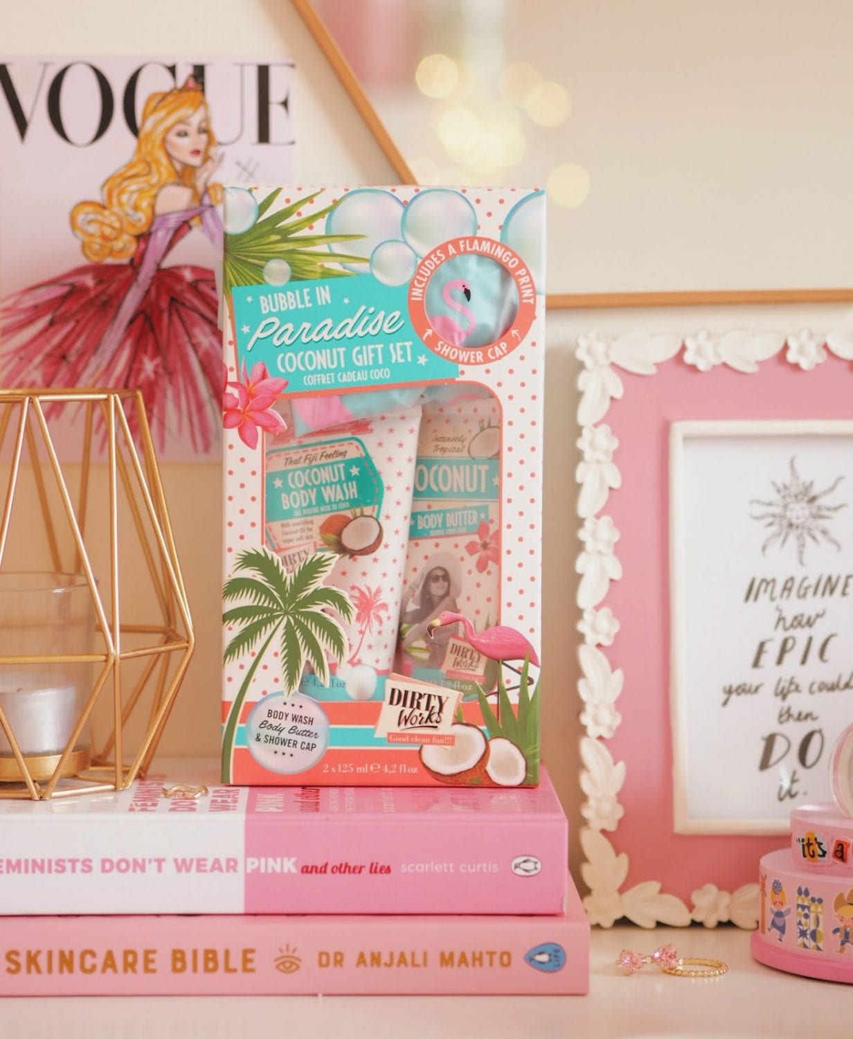 Dirty Works Bubbles In Paradise Coconut Gift Set - Colour Zone Cosmetics