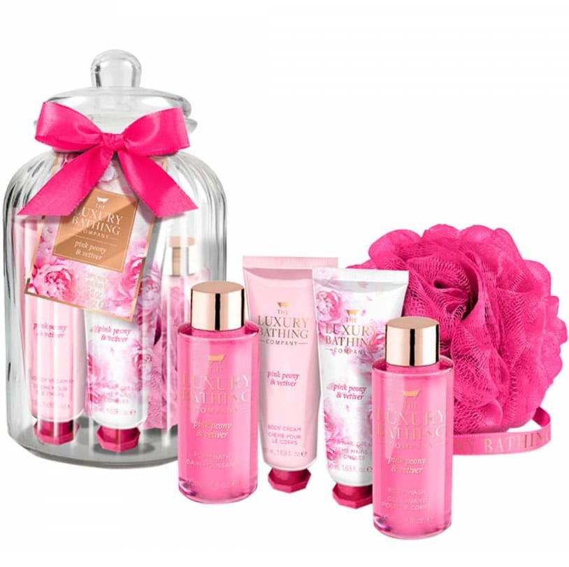 Grace Cole In Full Bloom Pink Peony & Vetiver Gift Set Jar - Colour ...