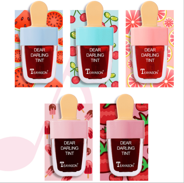 Teayason 5pcs Fruity Icelolly Dear Darling Lip Tint Gift Set - Colour ...