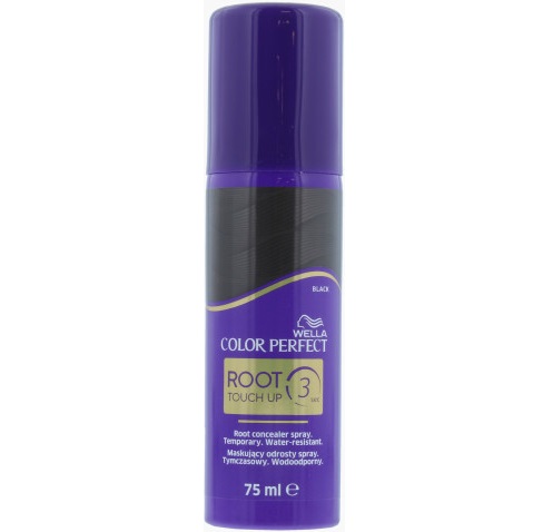 Wella Colour Perfect 75ml Root Spray - Black - Colour Zone Cosmetics