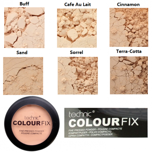 Technic Colour Fix Fine Pressed Powder (various shade) - Colour Zone ...