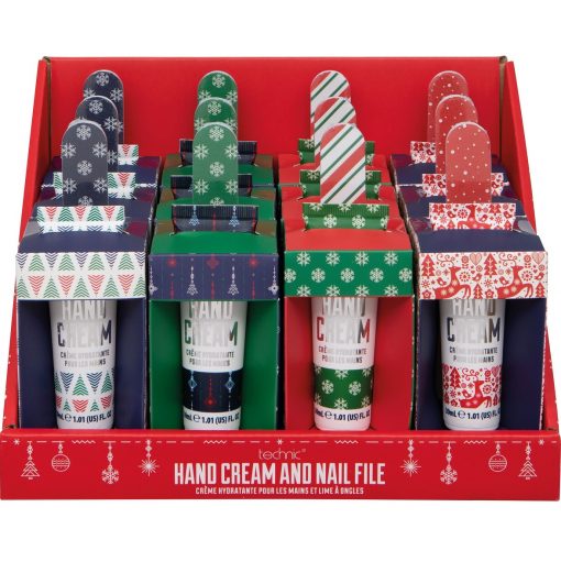 Christmas Novelty Hand Cream + Nail File Set 991808 (various styles ...