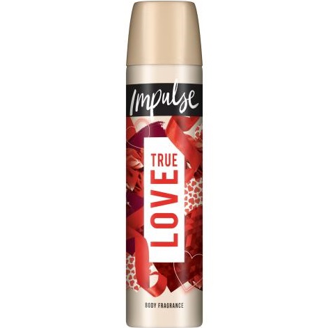 Impulse Body Spray True Love 75ml - Colour Zone Cosmetics