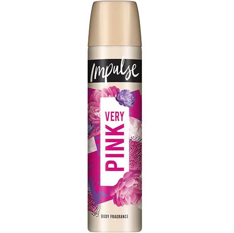 Impulse Body Spray Very Pink 75ml - Colour Zone Cosmetics