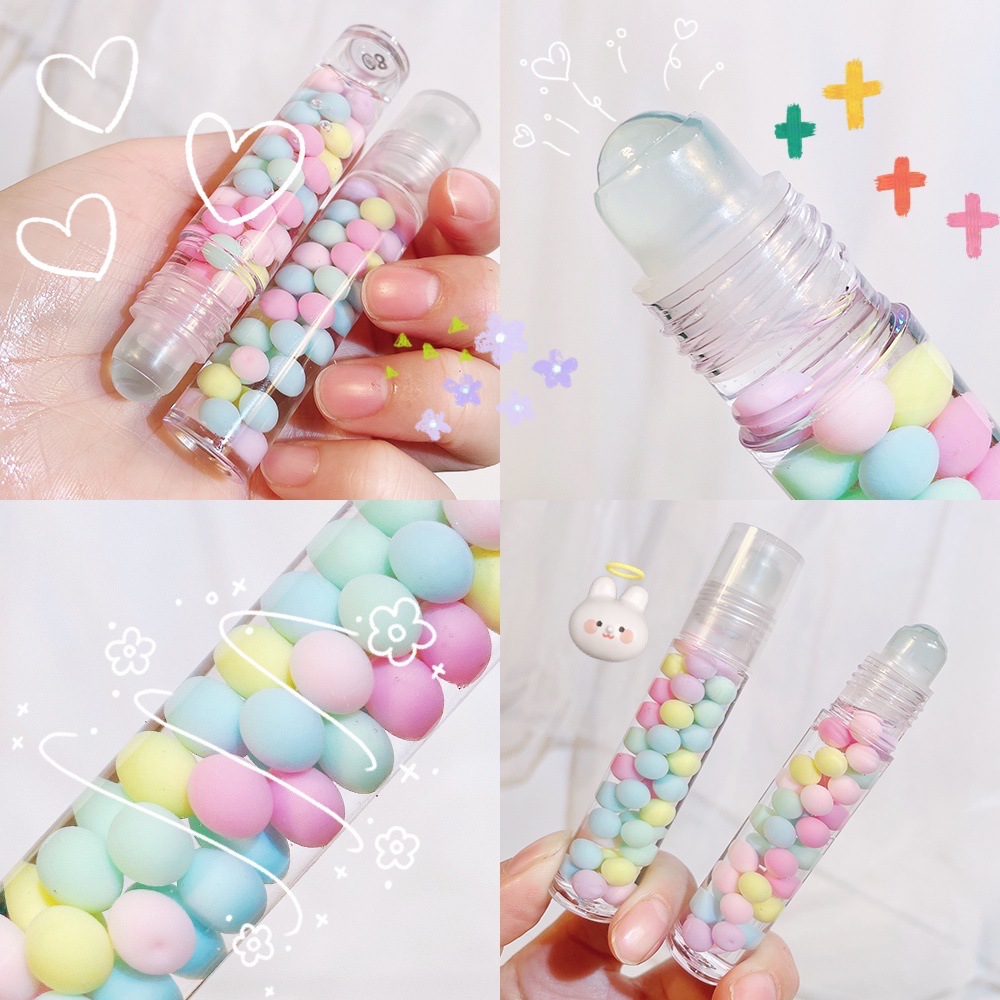 Dragon Ranee Super Cute Colour Ball Roll-On Fruit Lip Oil 08 - Colour ...