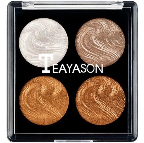 Teayason 4 Colours Baked Powder Bronzing n Highlighter Palette 03 ...