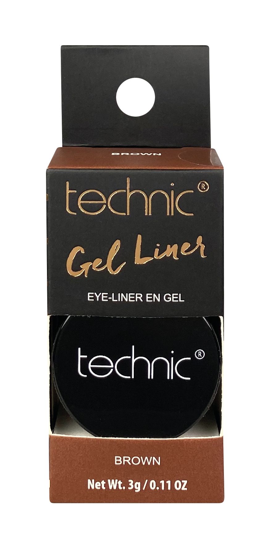 Technic Gel Eyeliner Jar (various shades) 21541 - Colour Zone Cosmetics
