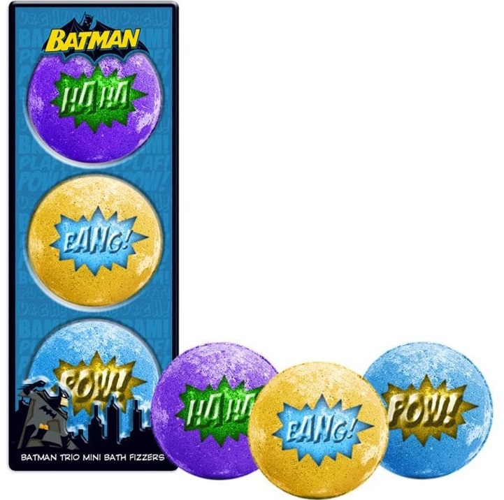 Batman Bath Fizzer 3x90g Gift Set - Colour Zone Cosmetics