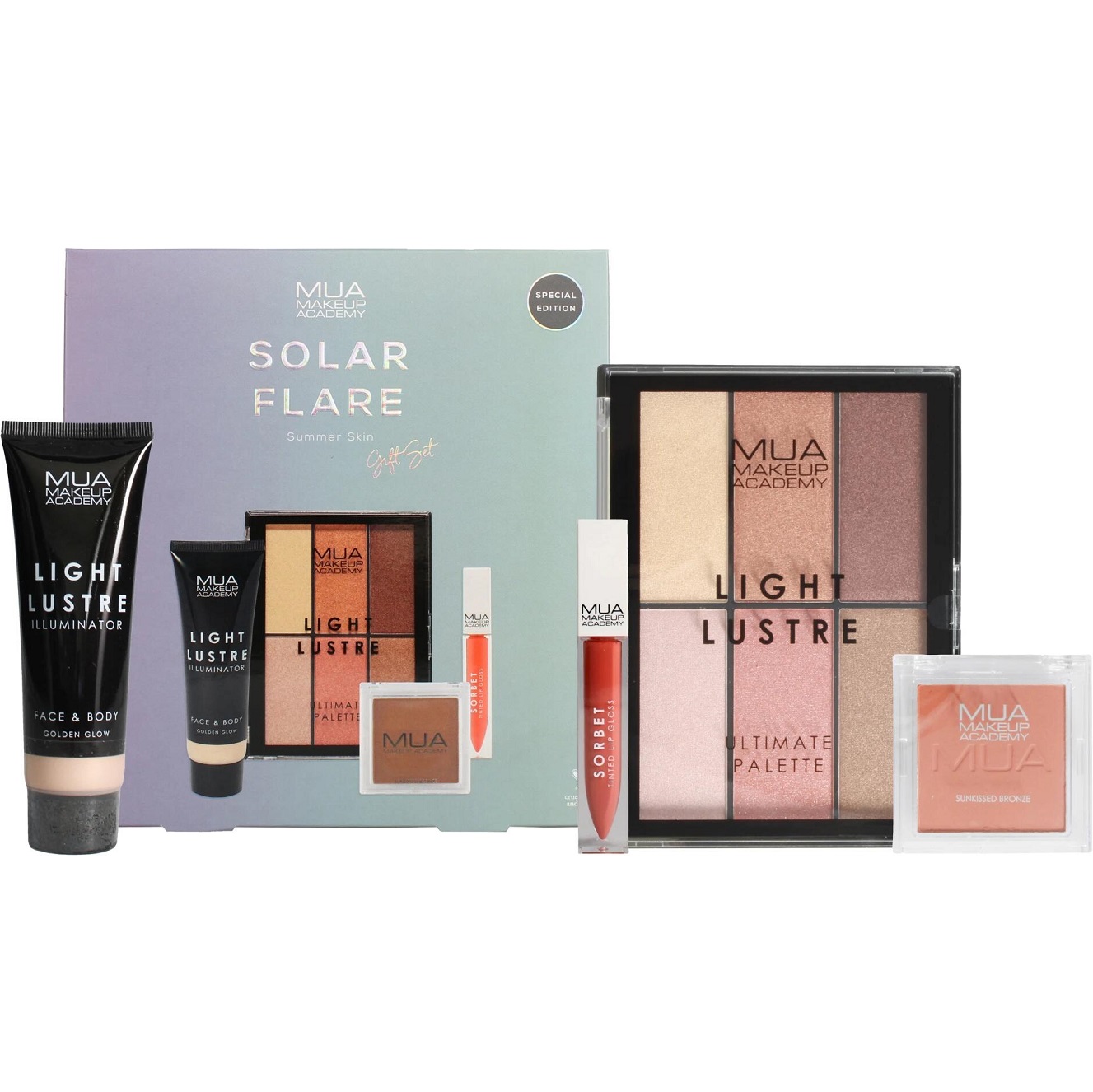 MUA Solar Flare Makeup Gift Set - Colour Zone Cosmetics