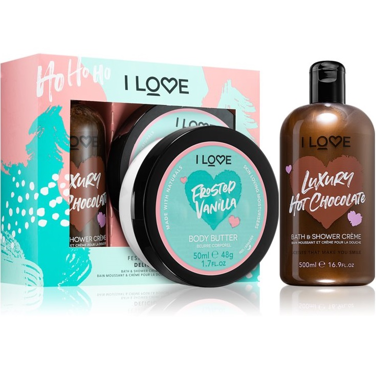 I Love Delicious Duo Gift Box - Festive Favourites - Colour Zone Cosmetics