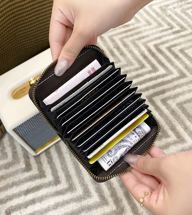 Classic Zip Card Holder 1499 (various styles) - Colour Zone Cosmetics