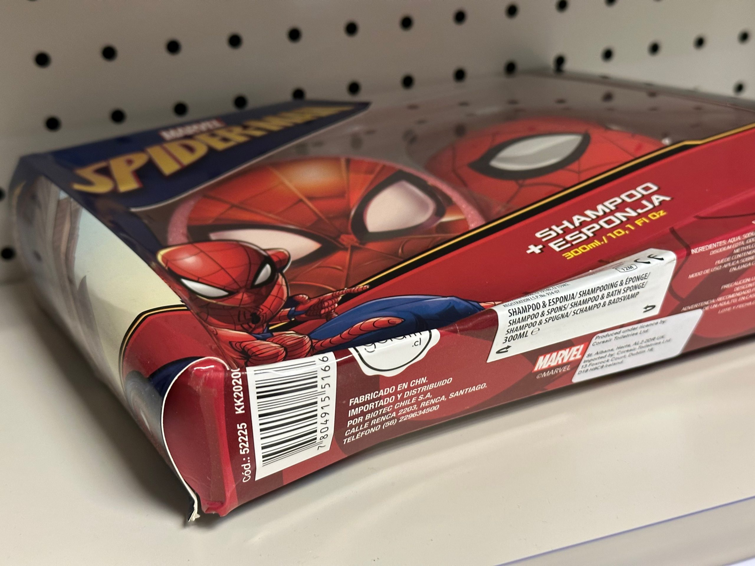 Spiderman Shampoo Set (350ml Shampoo + Sponge) (slightly damaged ...