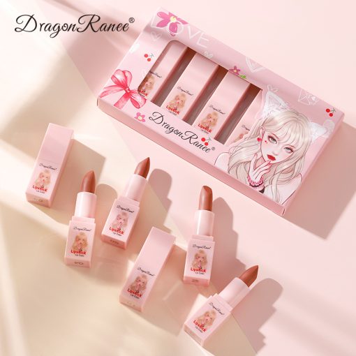 Dragon Ranee Love 5pcs Matte Lipstick Set - Colour Zone Cosmetics