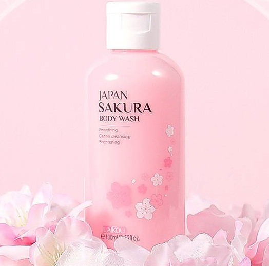 Japan Sakura Smoothing Gentle Cleansing Brightening Body Wash 100ml ...