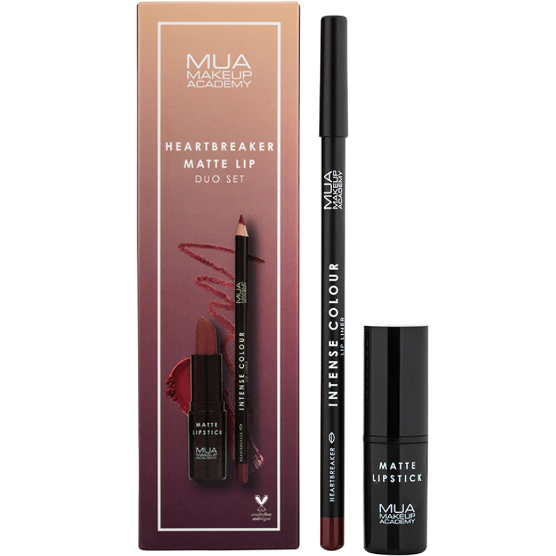 MUA Heartbreaker Matte Lip Duo Makeup Set - Colour Zone Cosmetics