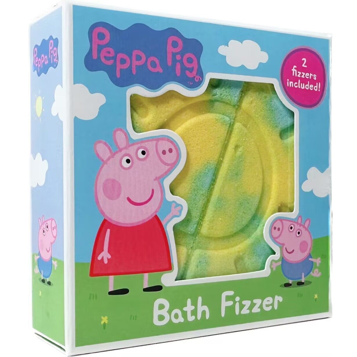 Peppa Pig Bath Fizzer Gift Set 130g (2 fizzers included) - Colour Zone Cosmetics