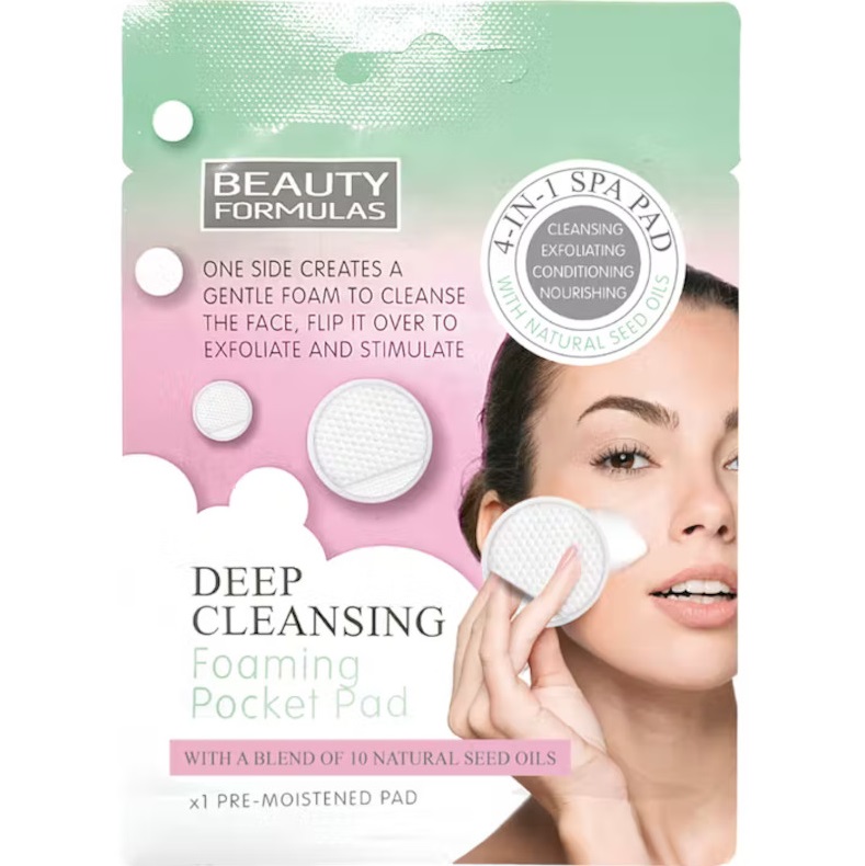 Beauty Formulas Deep Cleansing Foaming Pocket Pad - Colour Zone Cosmetics