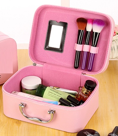 Happy Mermaid Pink Makeup Storage Hard Case - Medium - Colour Zone ...