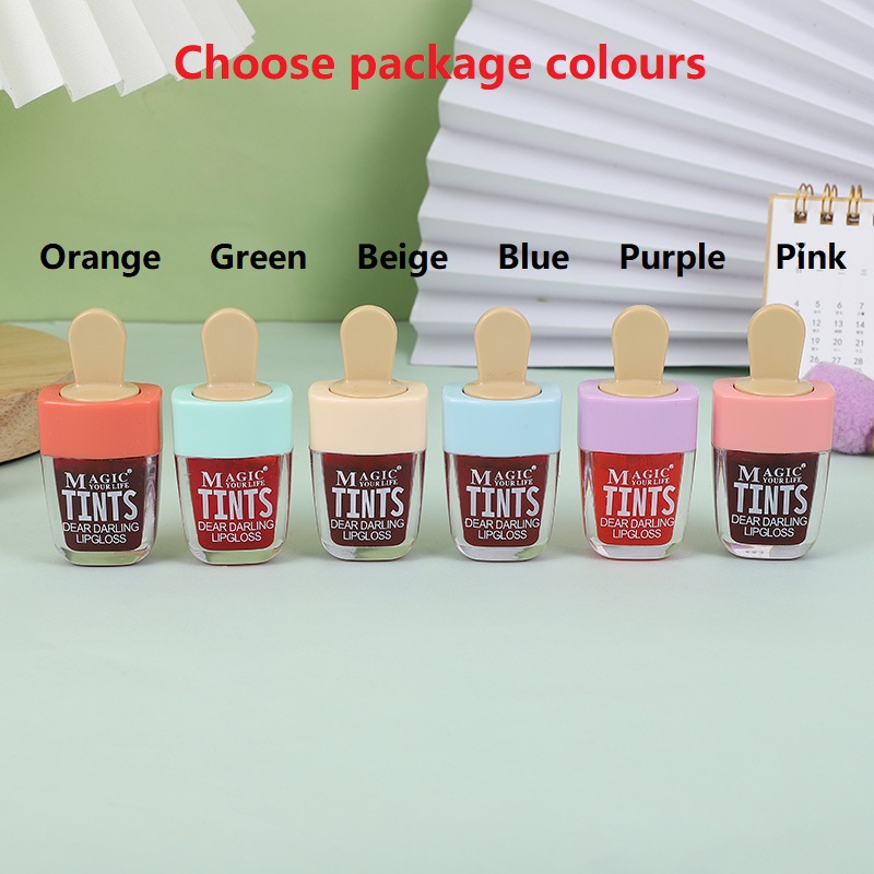 Romantic Lady Cute Icelolly Lip Gloss Tint (various colours) - Colour ...