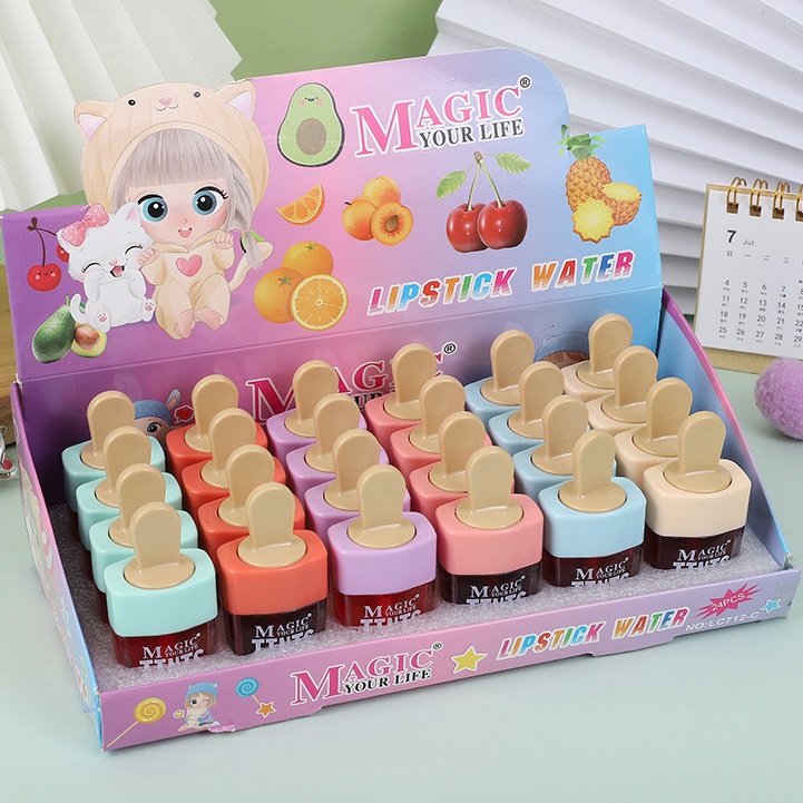 Romantic Lady Cute Icelolly Lip Gloss Tint (various colours) - Colour ...