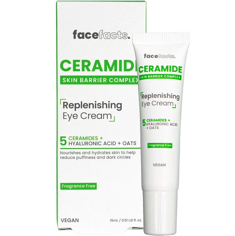 Face Facts Ceramide Replenishing Eye Cream 15ml - Colour Zone Cosmetics
