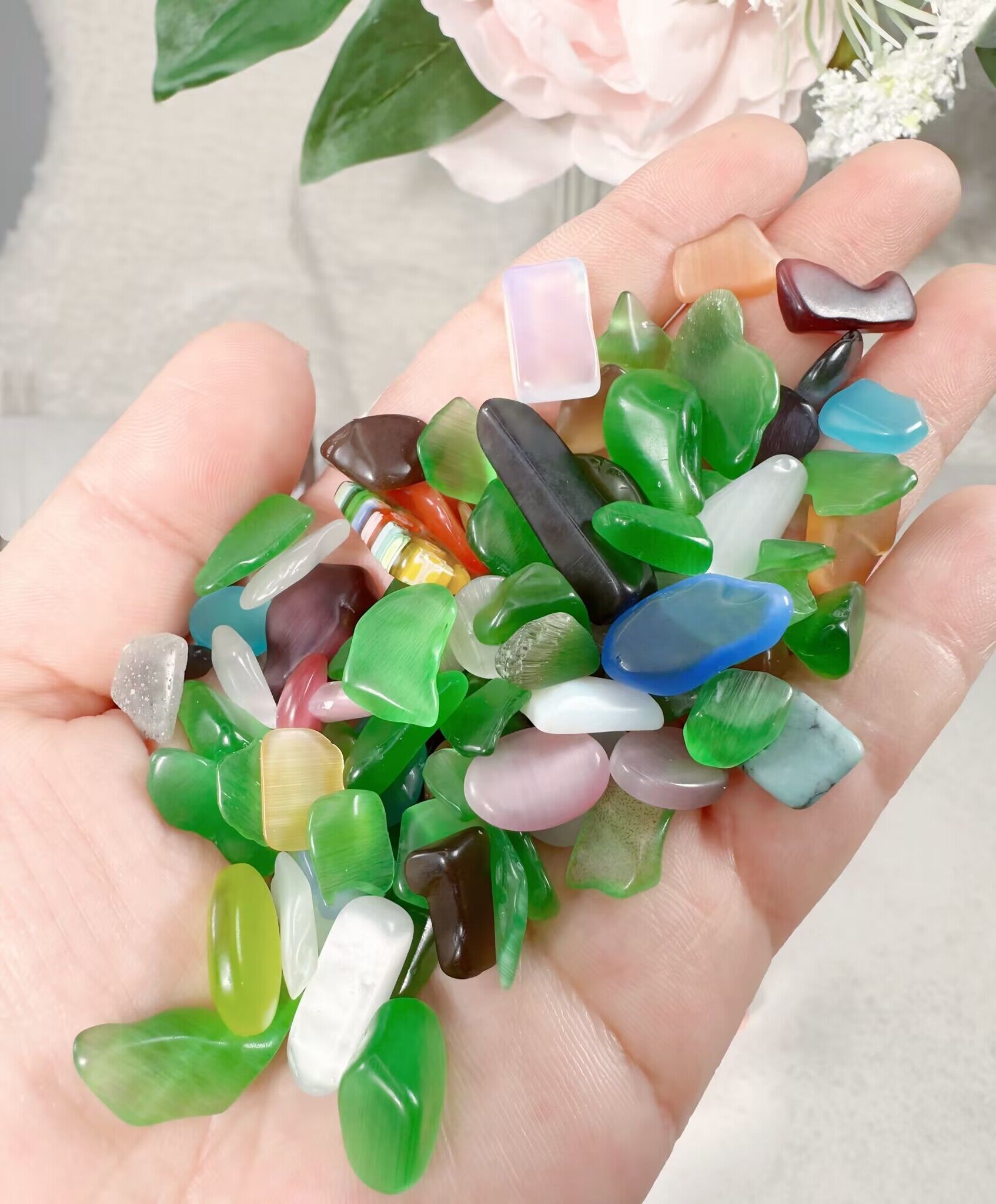 Mixed Crystal Stone Chips (verious weights) - Colour Zone Cosmetics