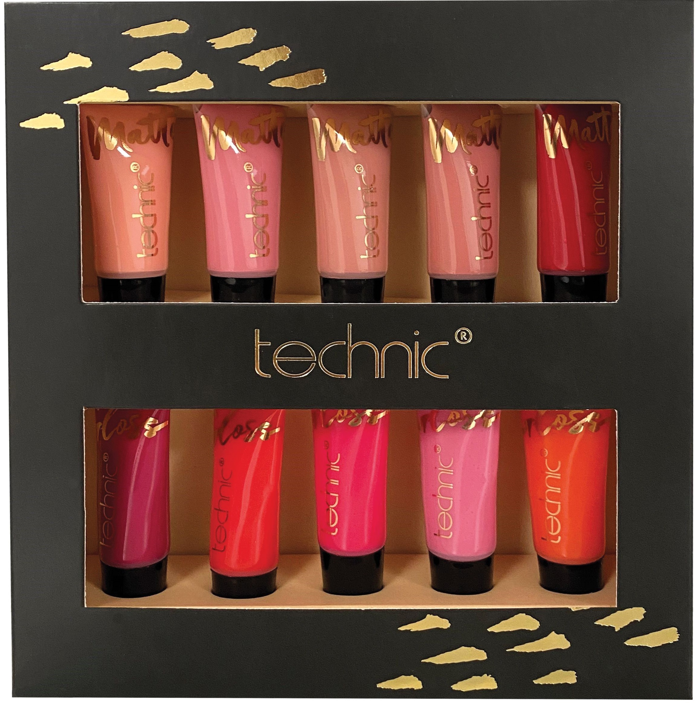 Technic 10pcs Lip Vault Lip Colours Gift Set 993222 - Colour Zone Cosmetics