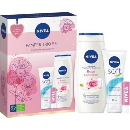 Nivea Pamper Trio Gift Set - Colour Zone Cosmetics