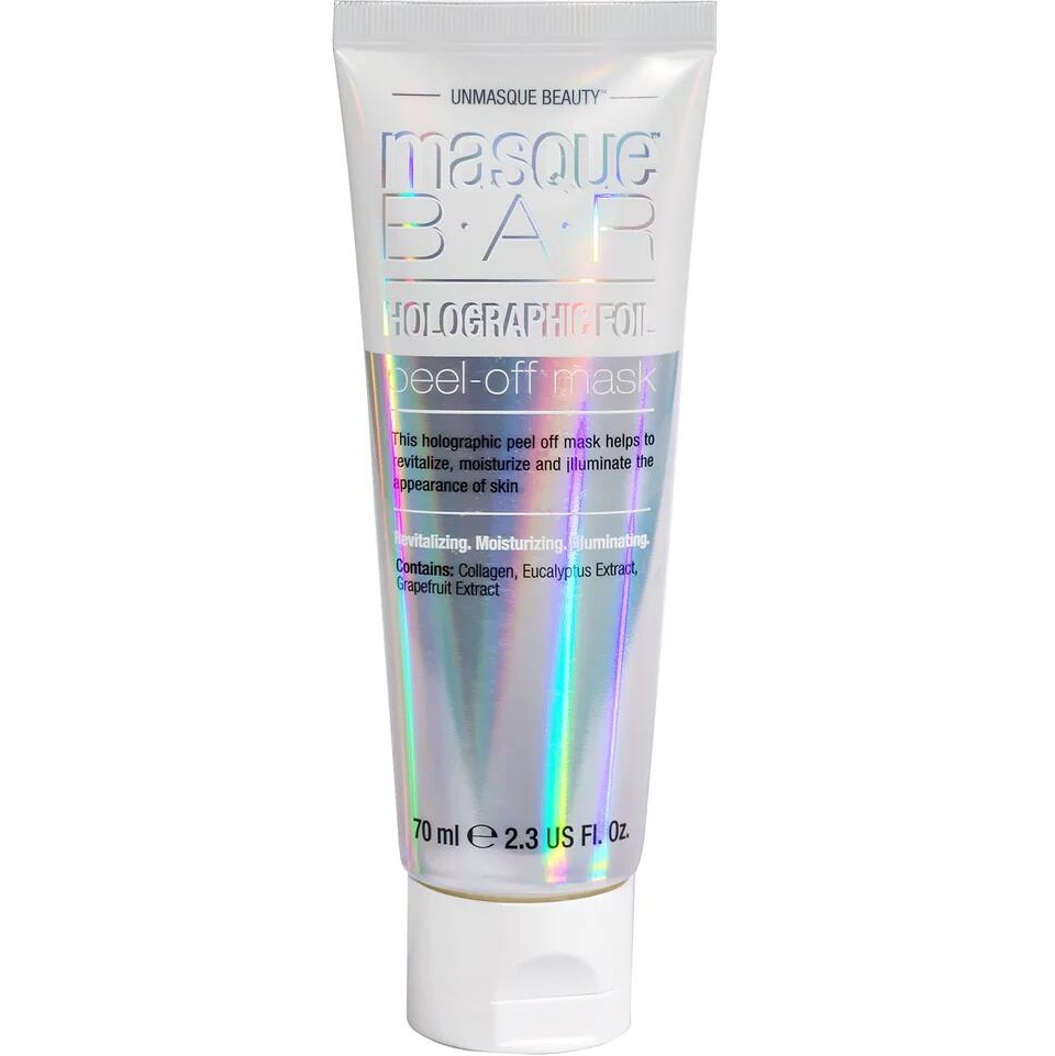 Masque Bar Peel Off Face Mask 70ml - Holographic Foil (tube) - Colour ...