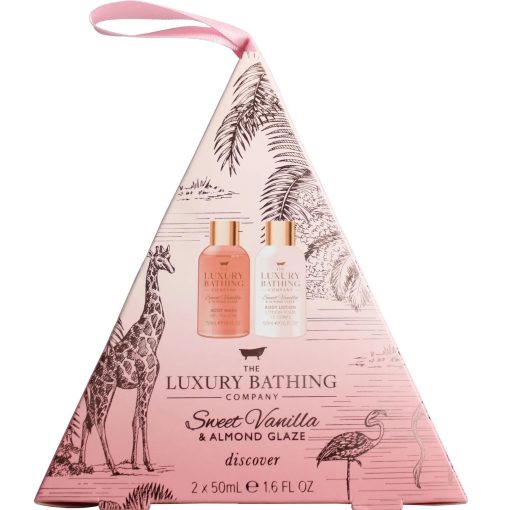 The Luxury Bathing Company Sweet Vanilla & Almond Glaze Mini Body Duo ...